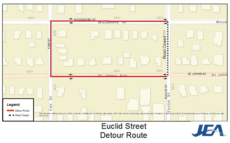 Euclid Street Water and Sewer Improvement Project| In Our Community | JEA